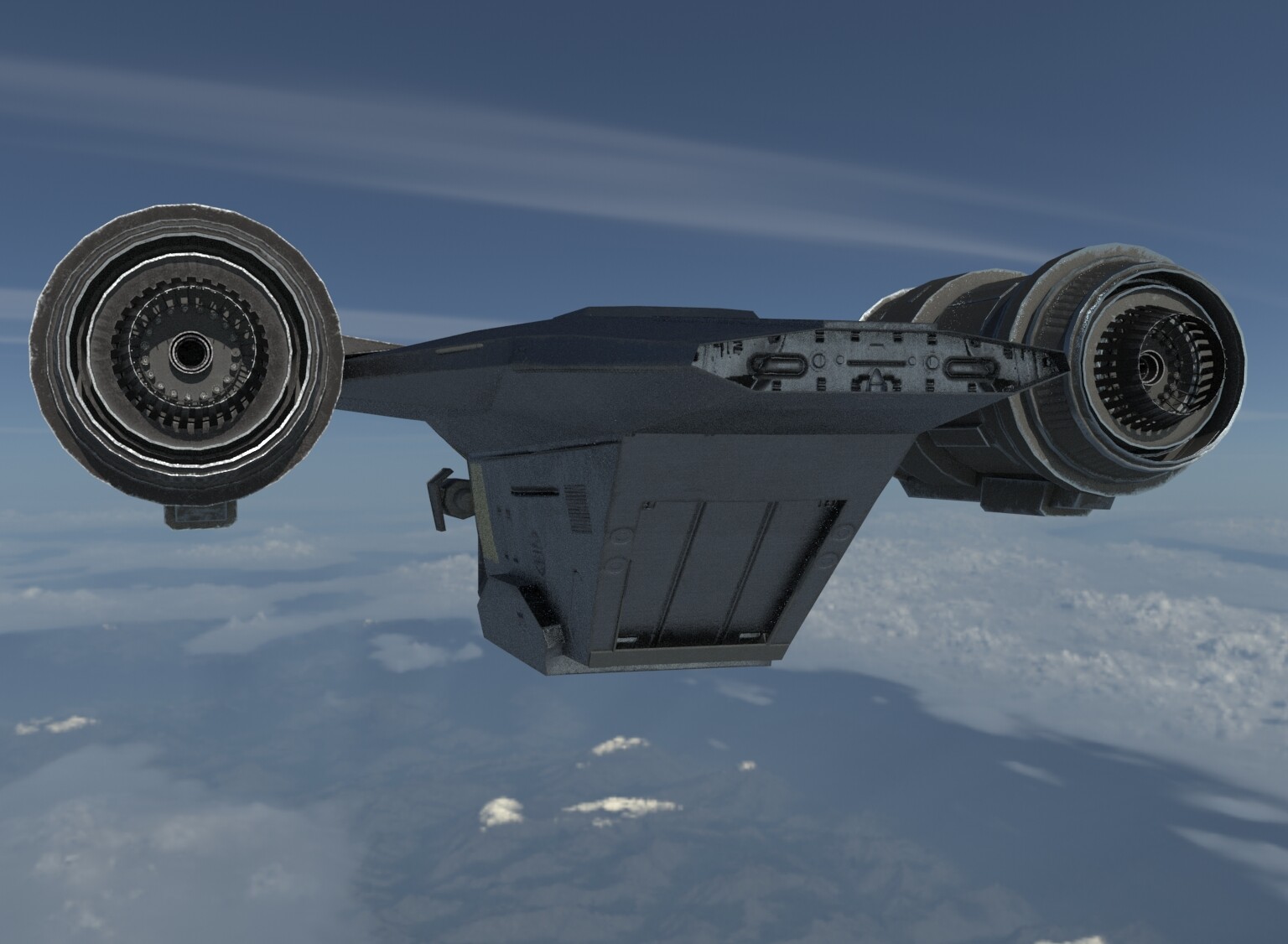 ArtStation - Razor crest game asset- Mandalorian spaceship | Resources