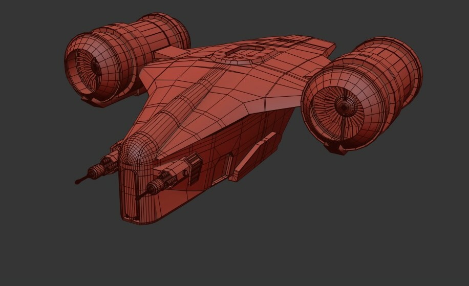 ArtStation - Razor crest game asset- Mandalorian spaceship | Resources