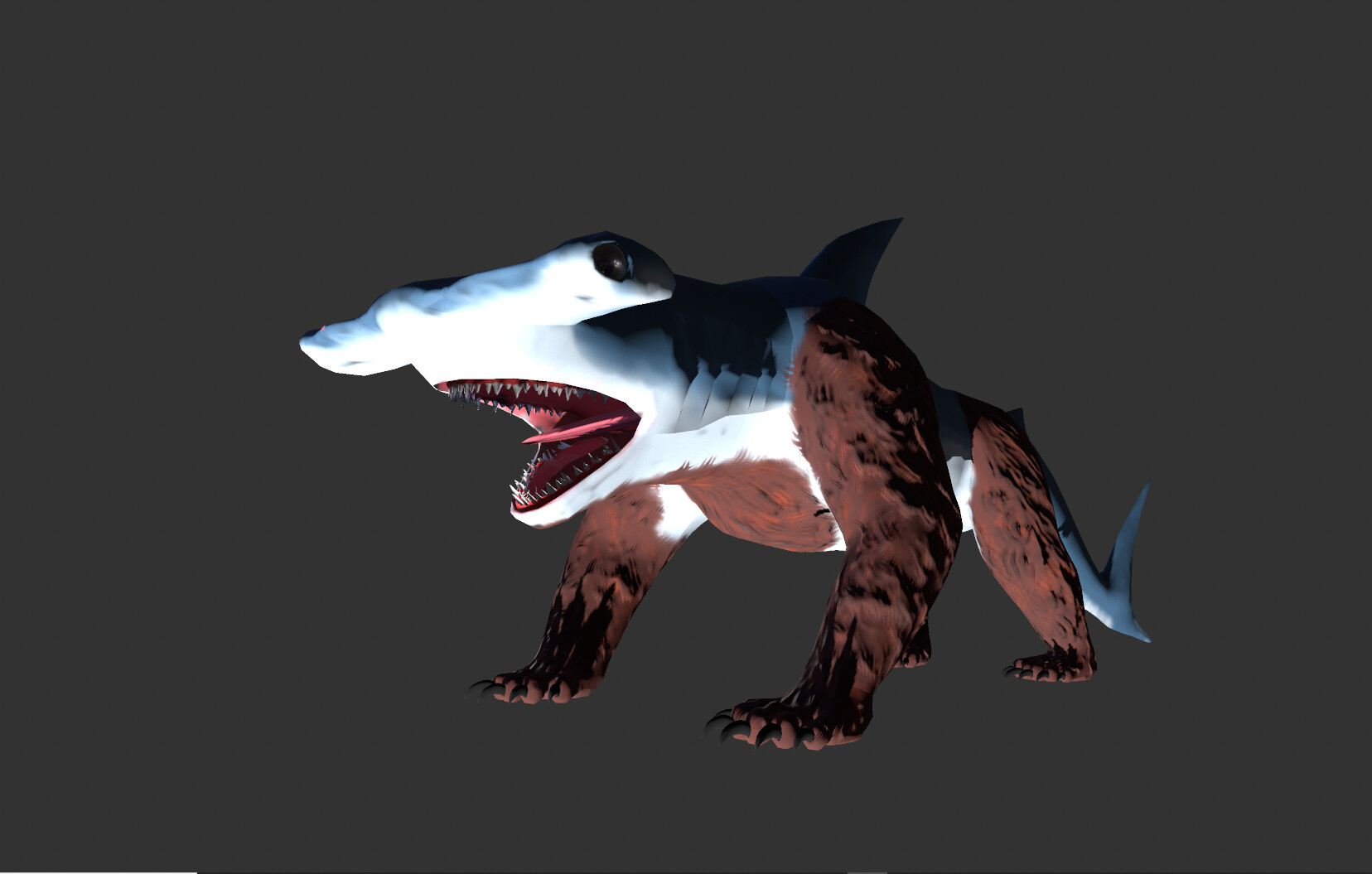 ArtStation - HammerHead BearShark optimized Creature/Character | Game ...