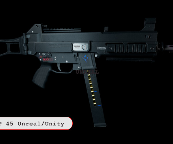 ArtStation - HK UMP - 45 Unreal Unity | Resources