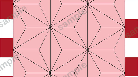 ArtStation - Kimetsu no Yaiba - Nezuko Pattern | Artworks