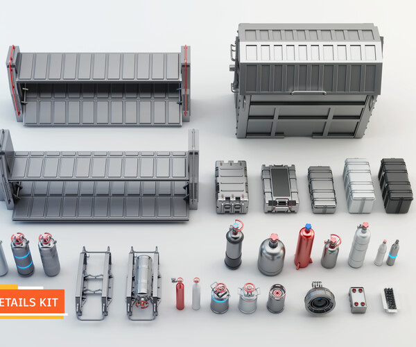 ArtStation - DETAILS KIT - SUBDIVISION READY | Resources