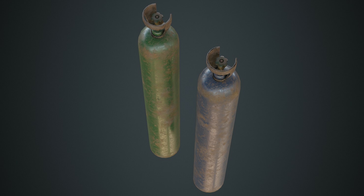 ArtStation - Gas Cylinder 2C | Game Assets