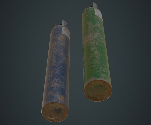 ArtStation - Gas Cylinder 2C | Game Assets