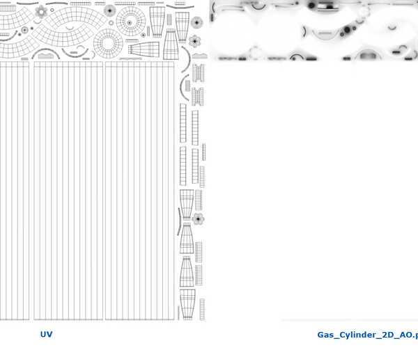 ArtStation - Gas Cylinder 2D | Game Assets