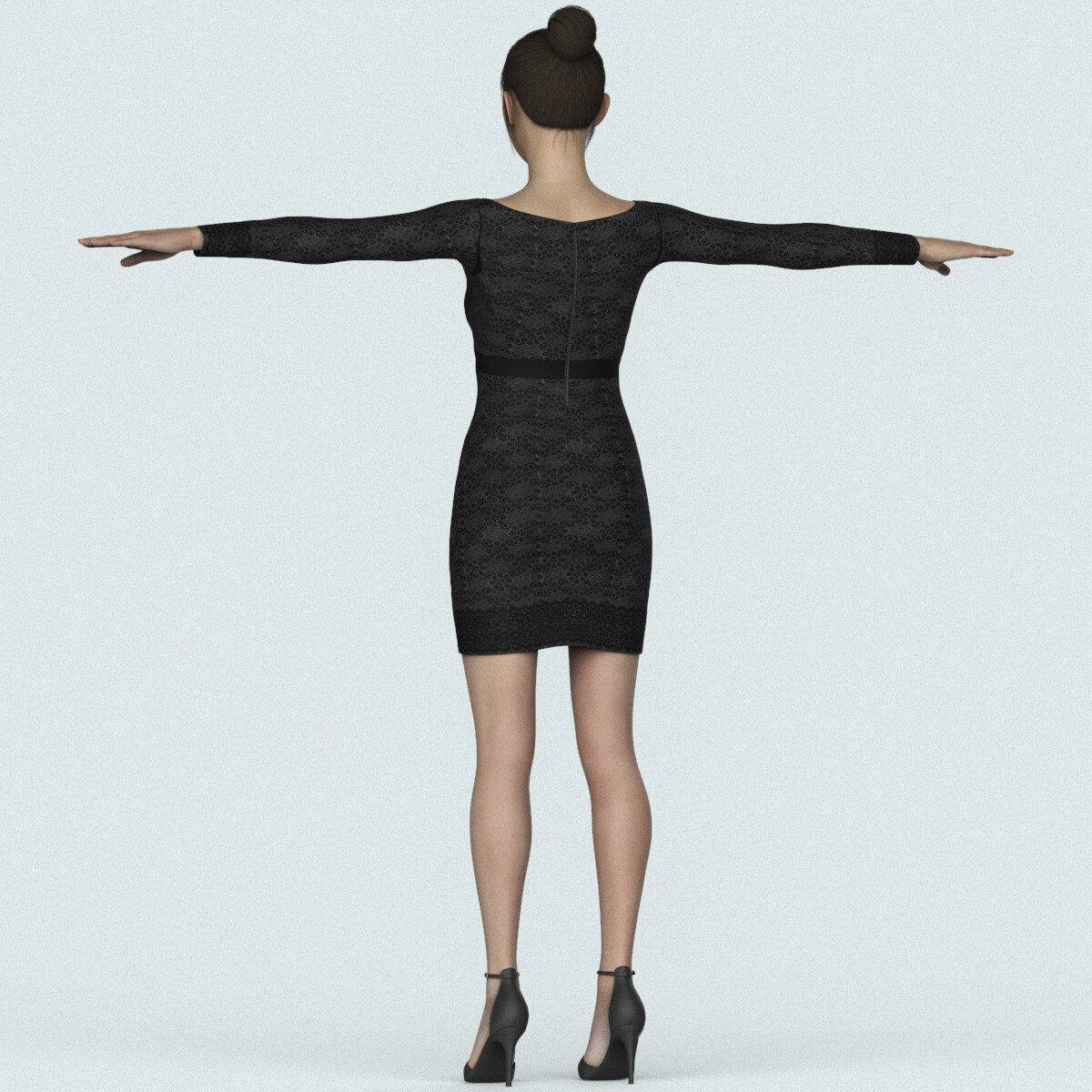 ArtStation - Realistic Beautiful Asian Girl Character 3D Model | Resources