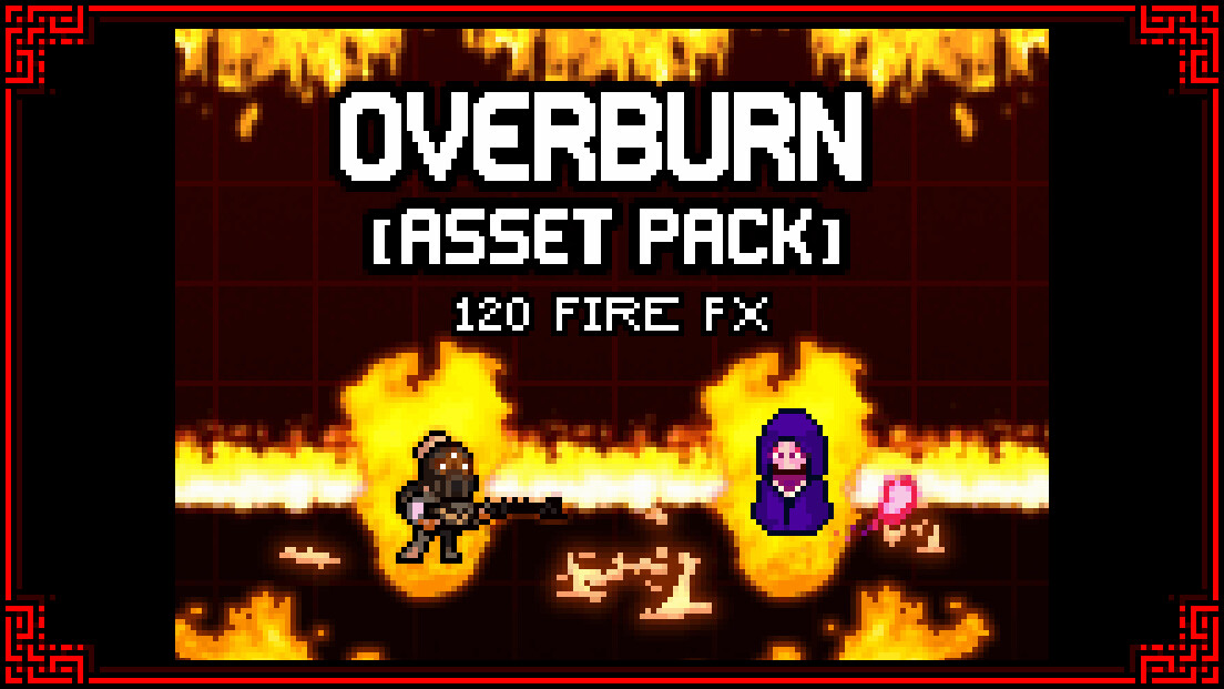 ArtStation - [ASSET PACK] OVERBURN FX - 120 Pixelart Fire Effects ...