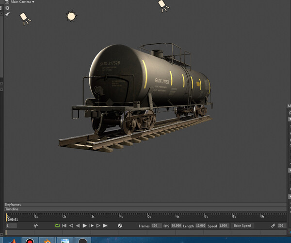 ArtStation - Railway Tank Car | Game Assets