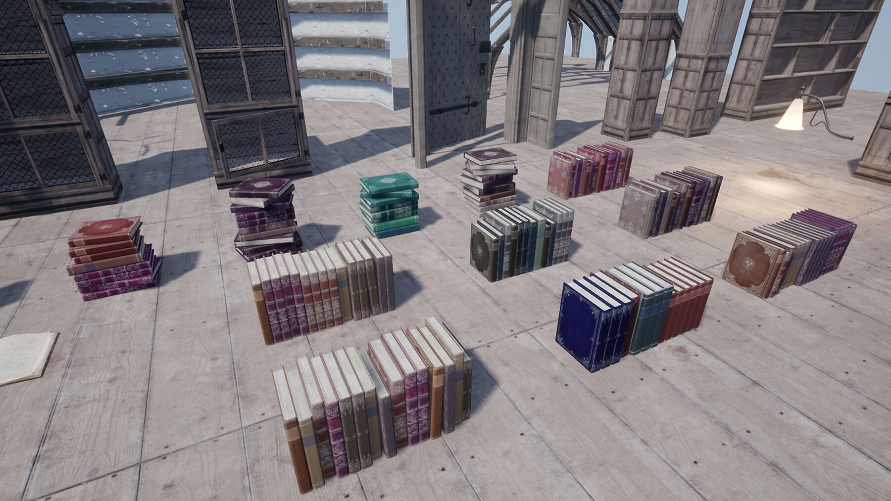 ArtStation - The "Bookworm Experiment" _ Library Scene [UE] | Game Assets