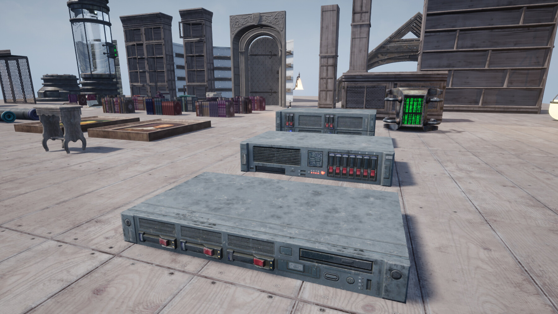 ArtStation - The "Bookworm Experiment" _ Library Scene [UE] | Game Assets