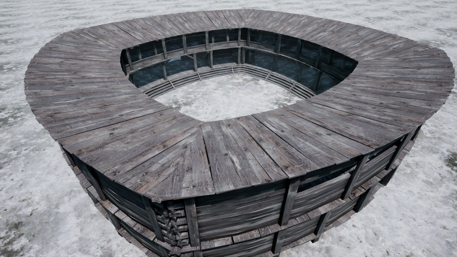 ArtStation - MEDIEVAL FIGHTING ARENA THEATER SCENE FANTASY RING | Game ...