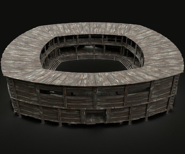 ArtStation - MEDIEVAL FIGHTING ARENA THEATER SCENE FANTASY RING | Game ...