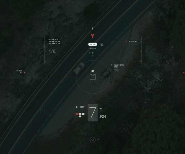 ArtStation - HUD / FUI / UI Screen Graphics Set | Game Assets