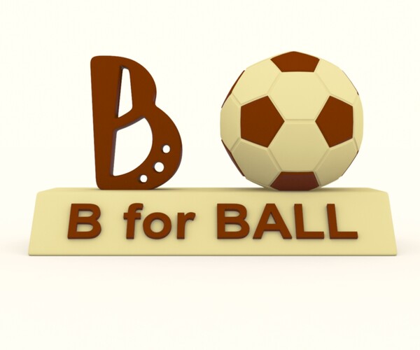 ArtStation - B for Ball Model | Resources