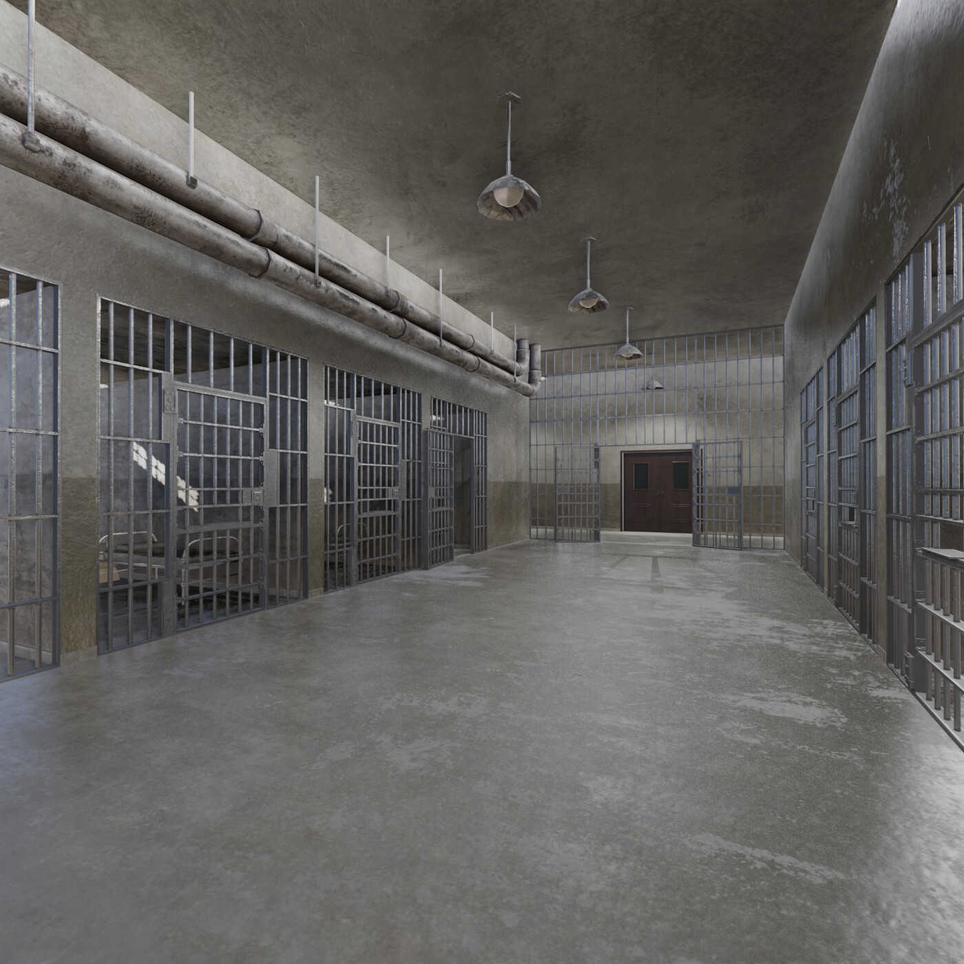 ArtStation - Prison Cells - Penitentiary | Game Assets
