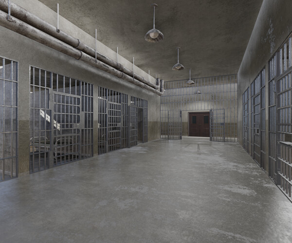 ArtStation - Prison Cells - Penitentiary | Game Assets