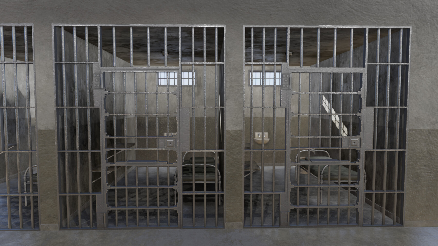 ArtStation - Prison Cells - Penitentiary | Game Assets