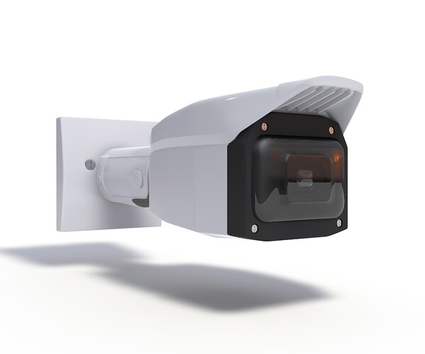 ArtStation - Outdoor 4K Vandal Fixed Network Camera with IR LED | Game ...