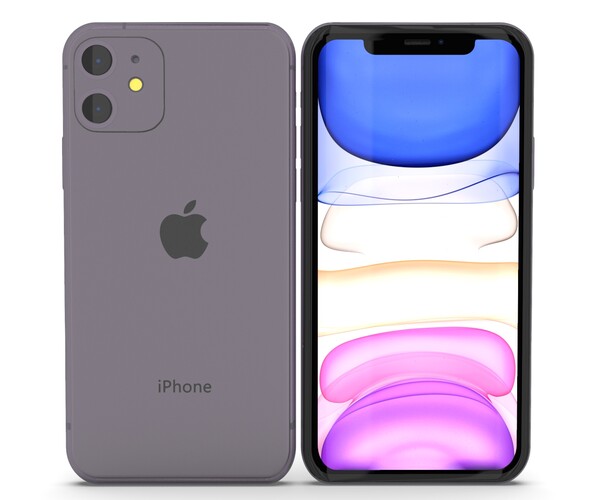 ArtStation - iPhone 11 Realistic Model | Game Assets