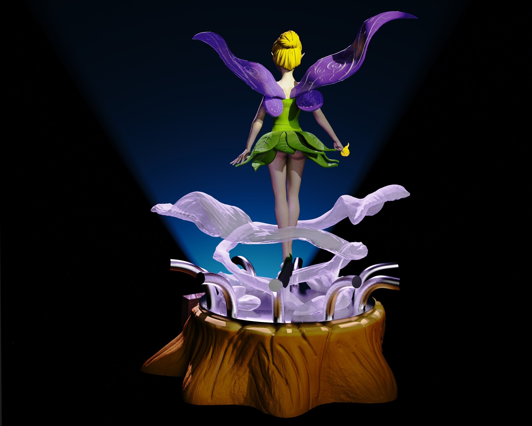 ArtStation - Tinker Bell 3D print Model | Game Assets