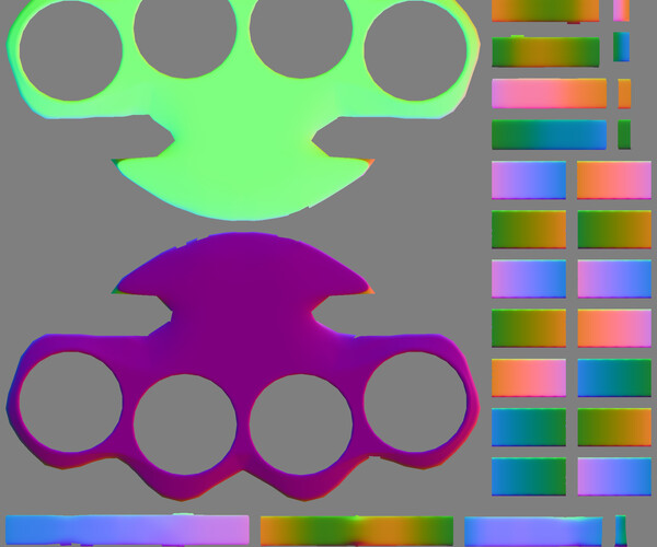 ArtStation - Metal Punch Ring | Game Assets