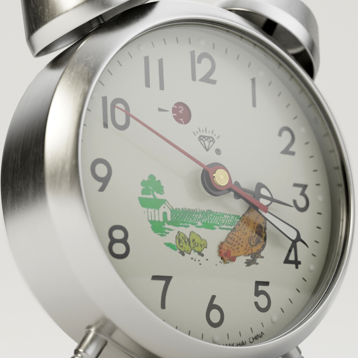 ArtStation - Pecking Chicken Wind Up Alarm Clock | Resources