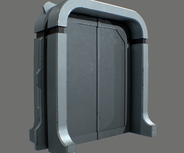 ArtStation - SciFi_SpaceShip_Door_GameReady | Game Assets