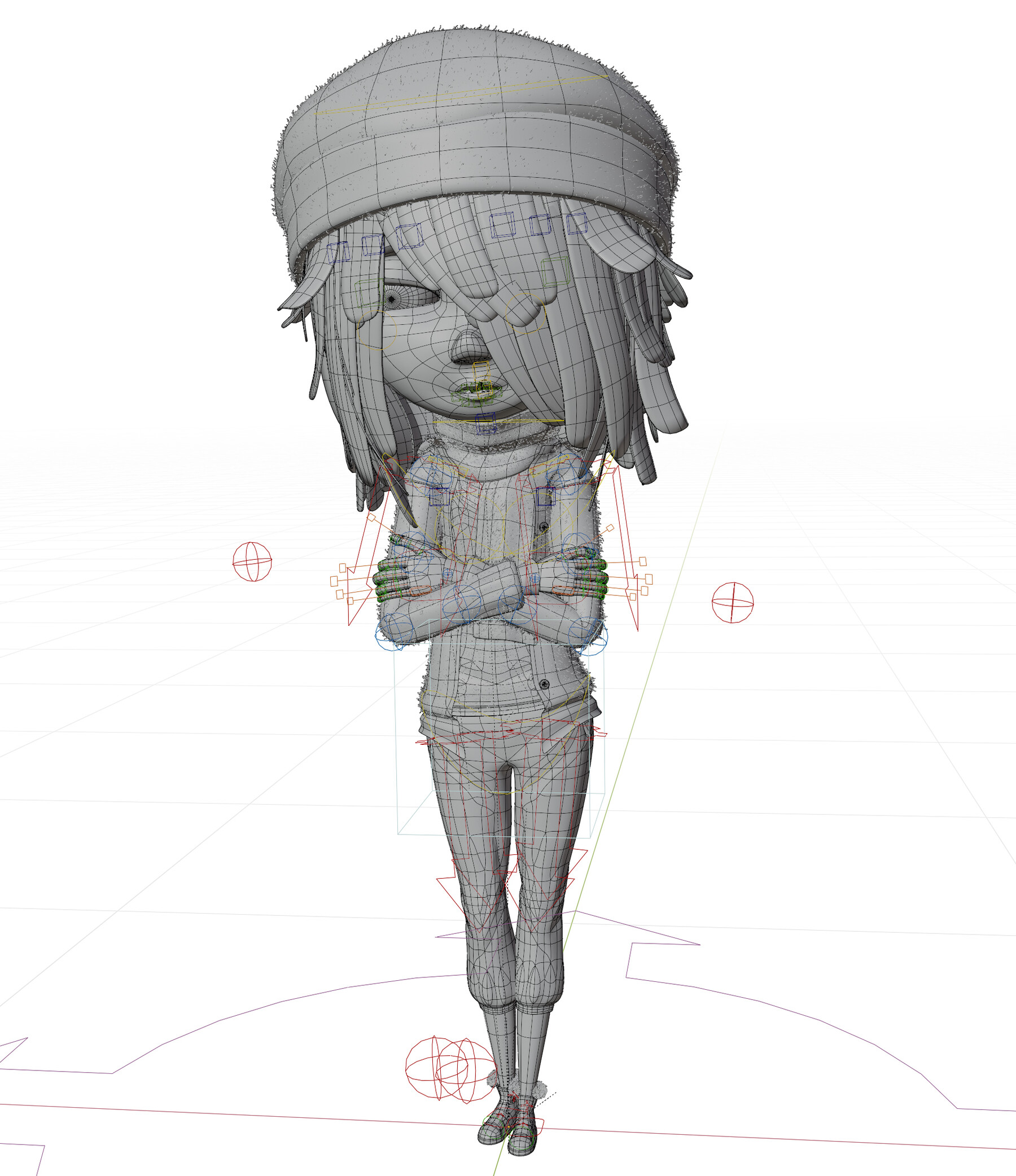 ArtStation - Snow Girl Character | Resources