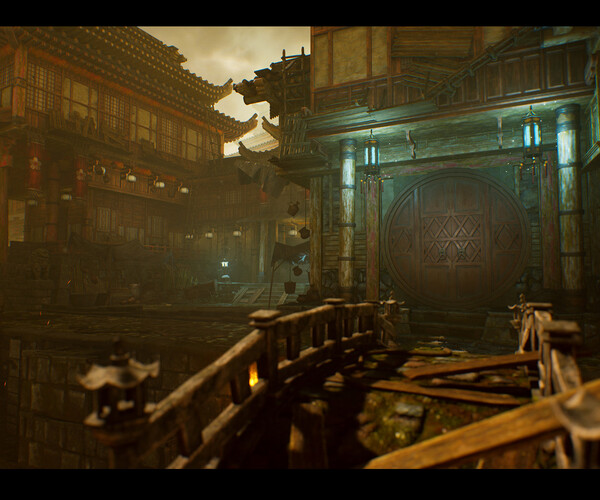 ArtStation - Asian Canal Environment ( Modular ) / Unreal Engine 4 ...