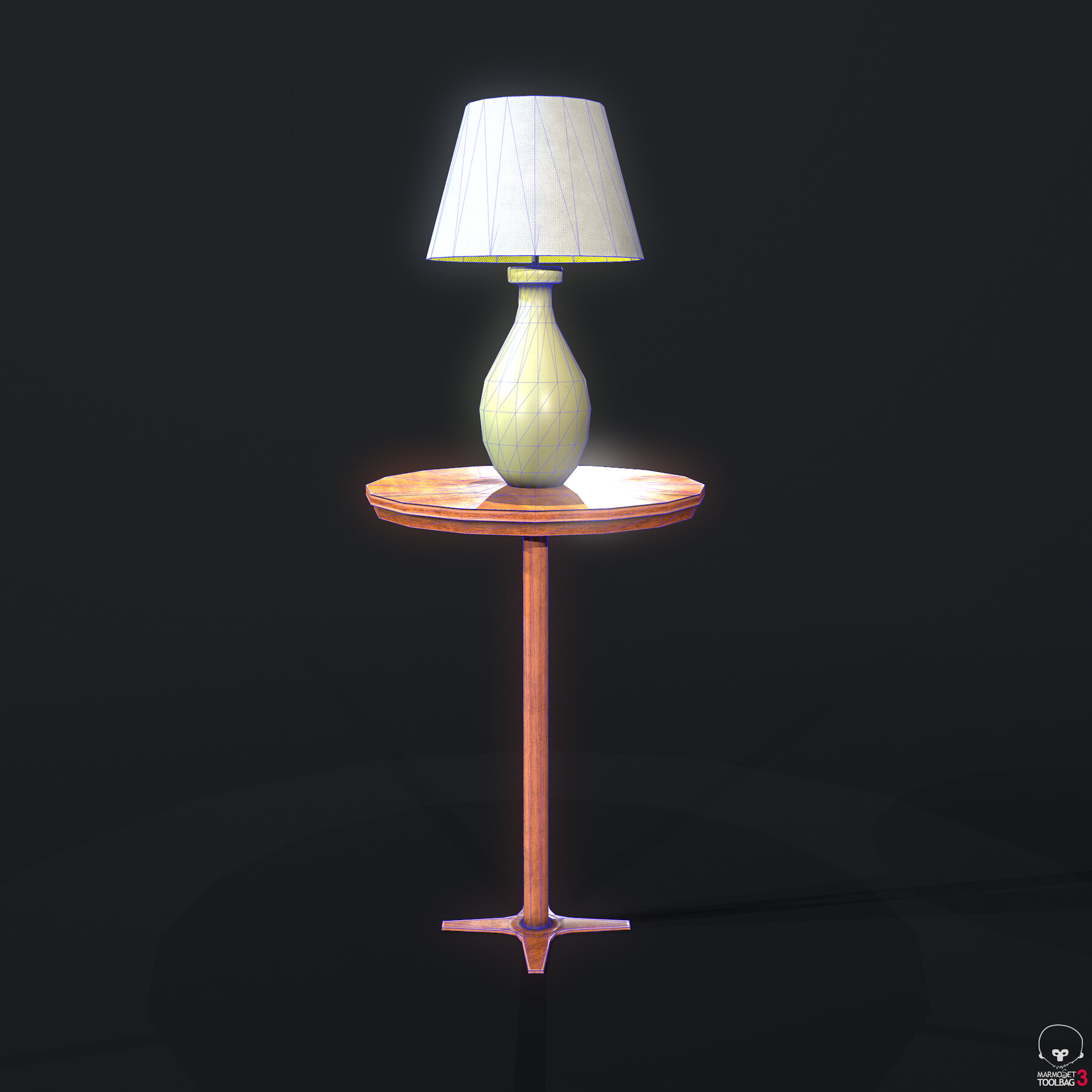 ArtStation - Table Lamp | Game Assets