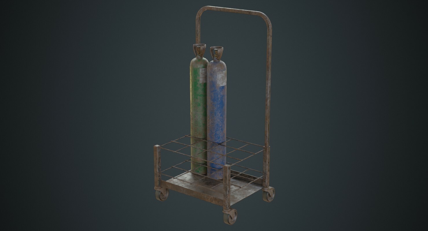 ArtStation - Gas Cylinder 3C | Game Assets