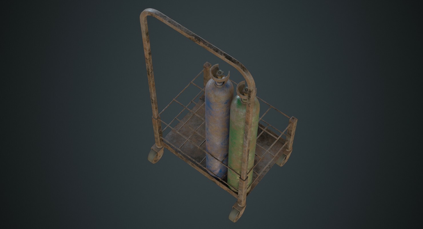 ArtStation - Gas Cylinder 3C | Game Assets