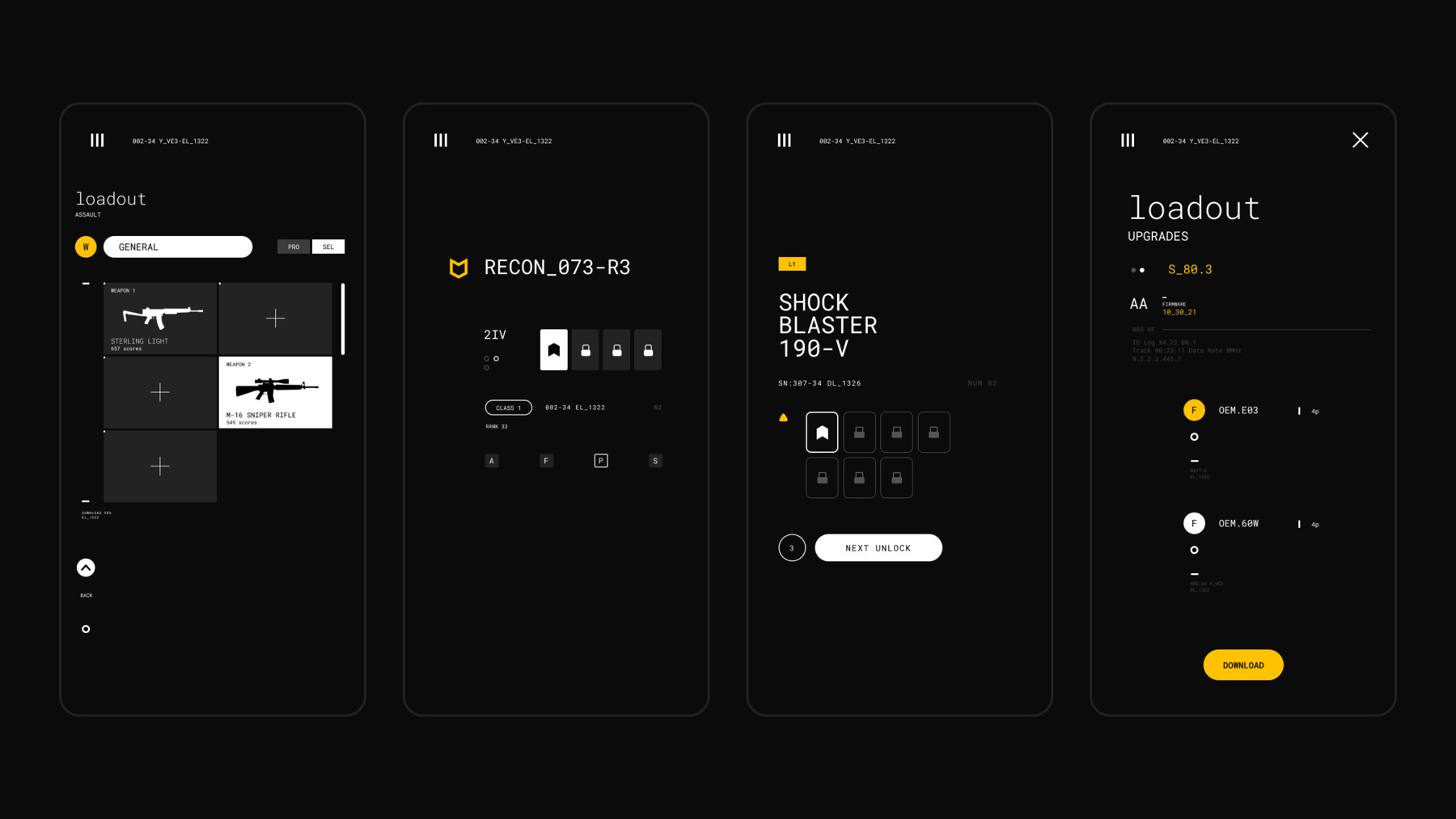 ArtStation - FUI / UI Screens Set | Game Assets