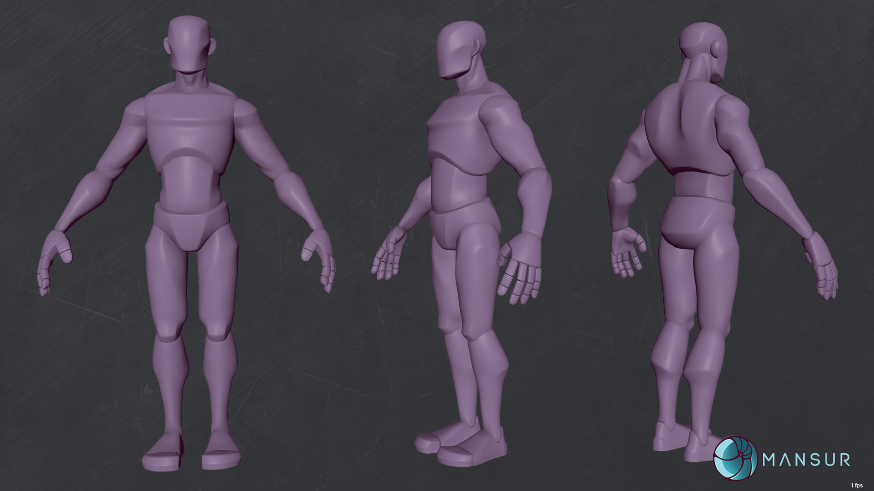 ArtStation - Stylized Male Dummy - Practice Rig | Resources