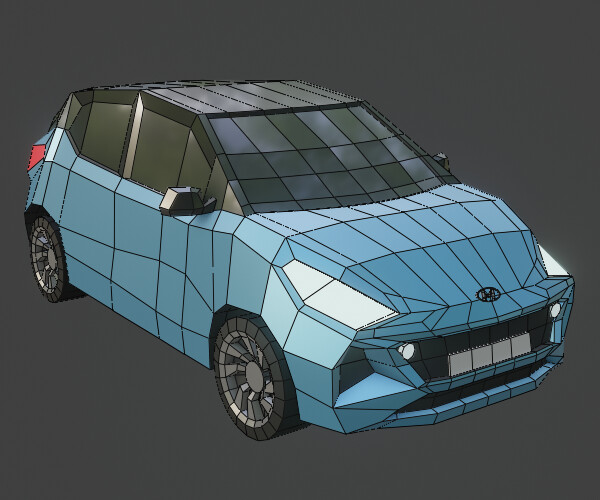 ArtStation - collection of 9 low poly cars | Resources