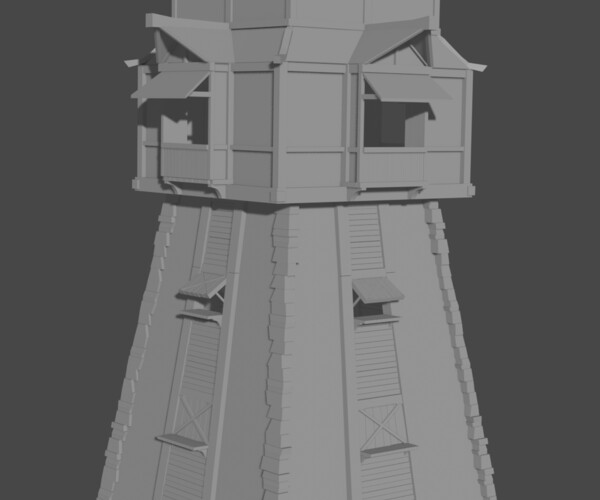 ArtStation - Tower 3D model | Game Assets