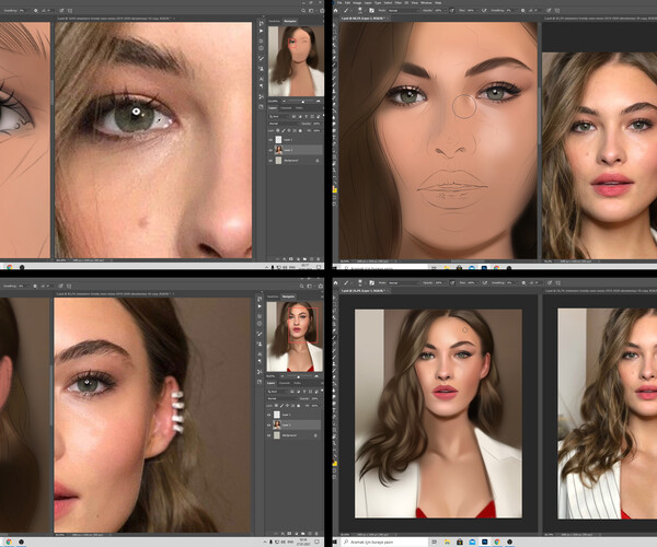 ArtStation - Portrait Painting in Photoshop Video Tutorial | Tutorials