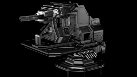 ArtStation - Simple Turret | Resources