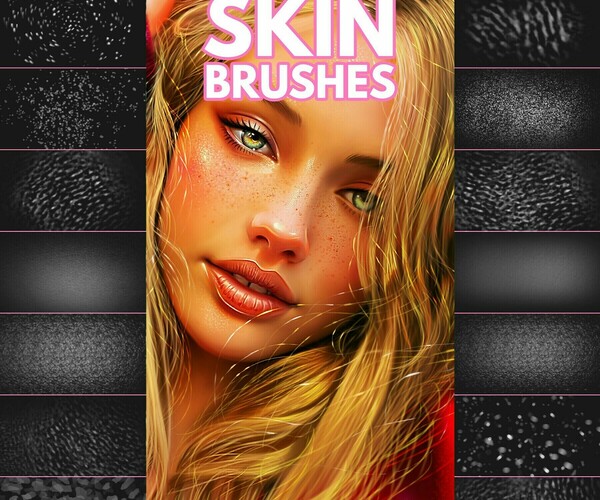 ArtStation - Skin Brushes for Photoshop | Brushes