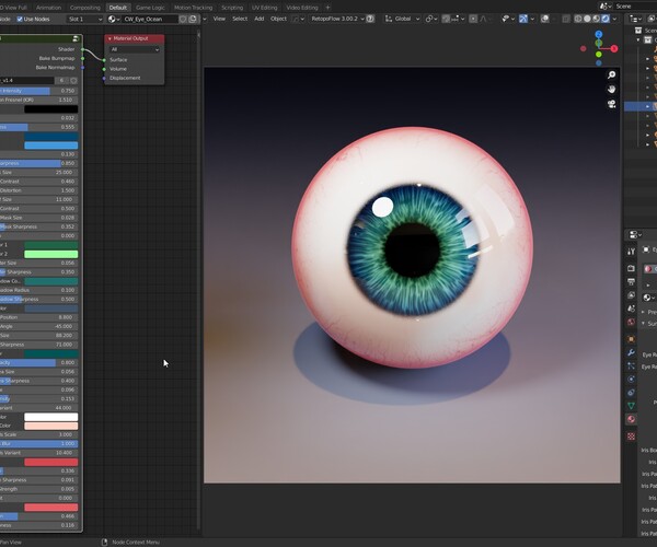 ArtStation - CW Eye - A Procedural Shader Tree for Blender | Resources