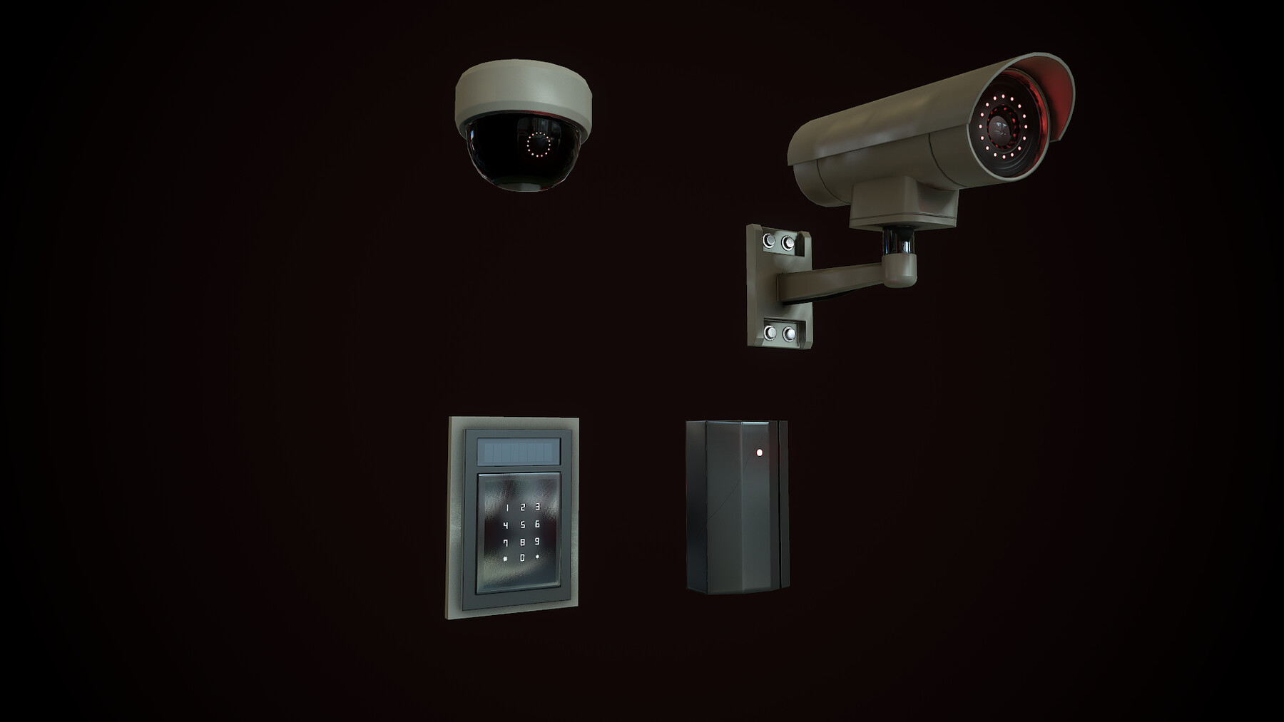 ArtStation - Security & Surveillance Mini Pack (4K Textures) | Game Assets