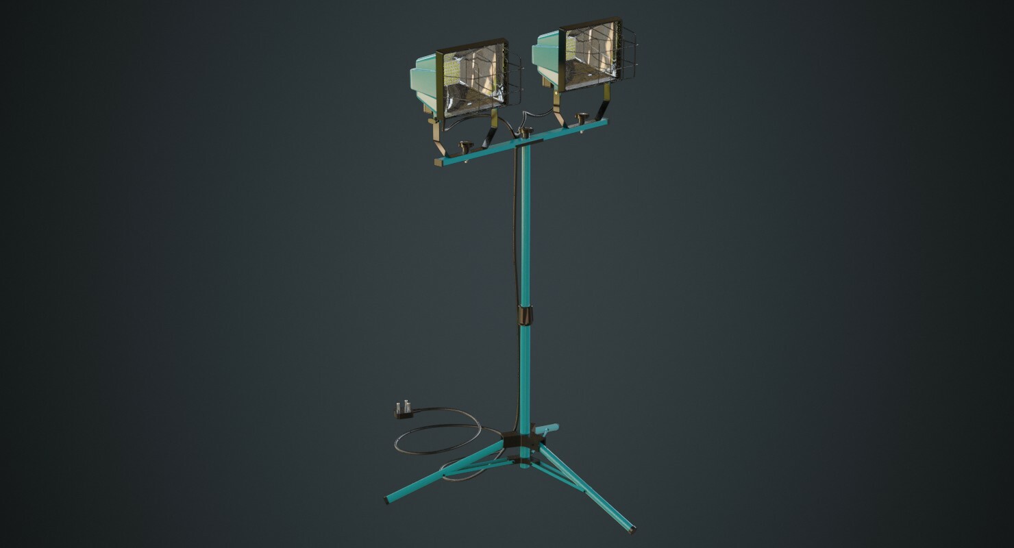 ArtStation - Mobile Construction Light 1A | Game Assets