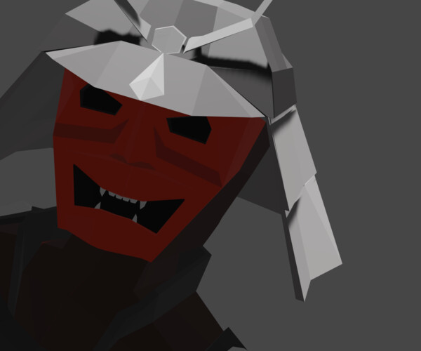 ArtStation - Low Poly Samurai | Resources
