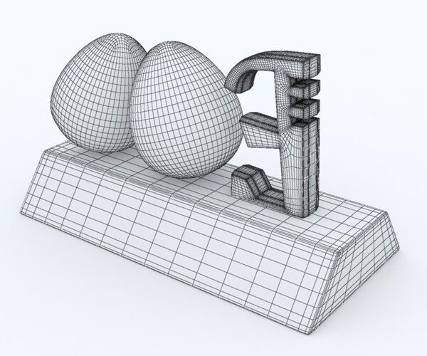 ArtStation - E for Egg Model | Resources