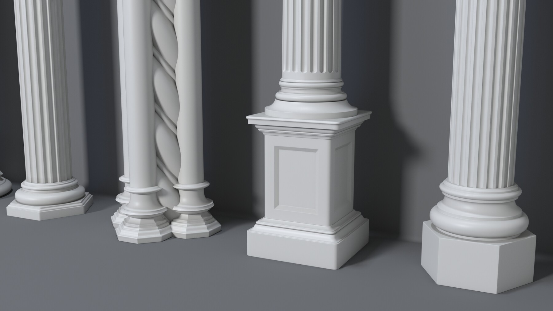 ArtStation - Columns Collection -1 - 10 pieces | Resources