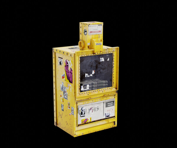 ArtStation - newspaper vending machine | Resources