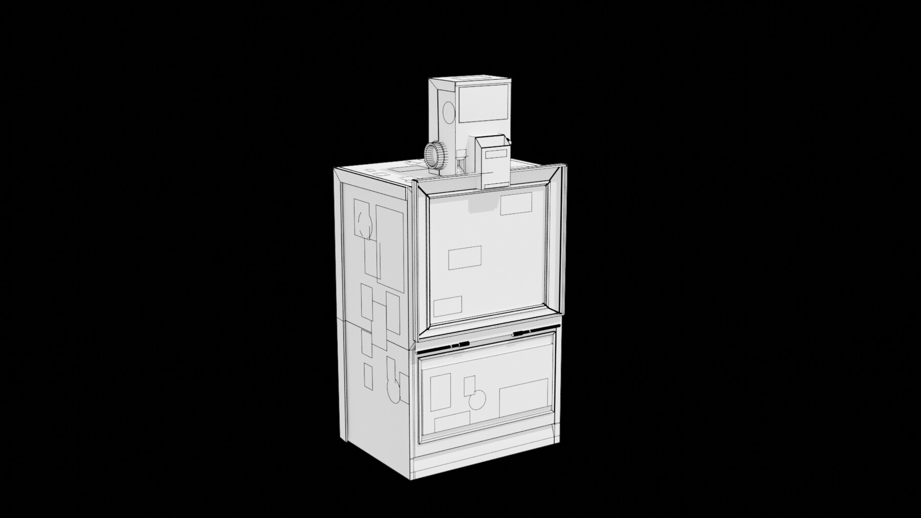 ArtStation - newspaper vending machine | Resources