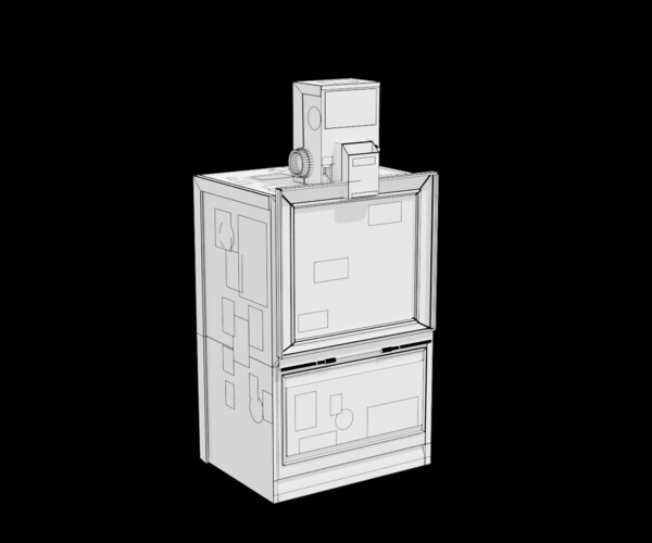 ArtStation - newspaper vending machine | Resources