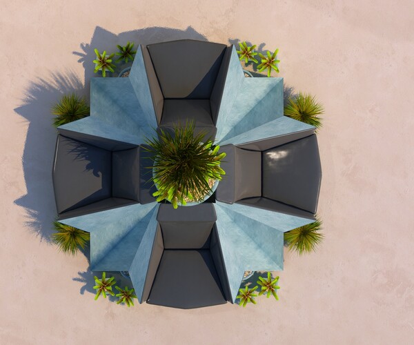 ArtStation - Folded Seating - Origami | Resources