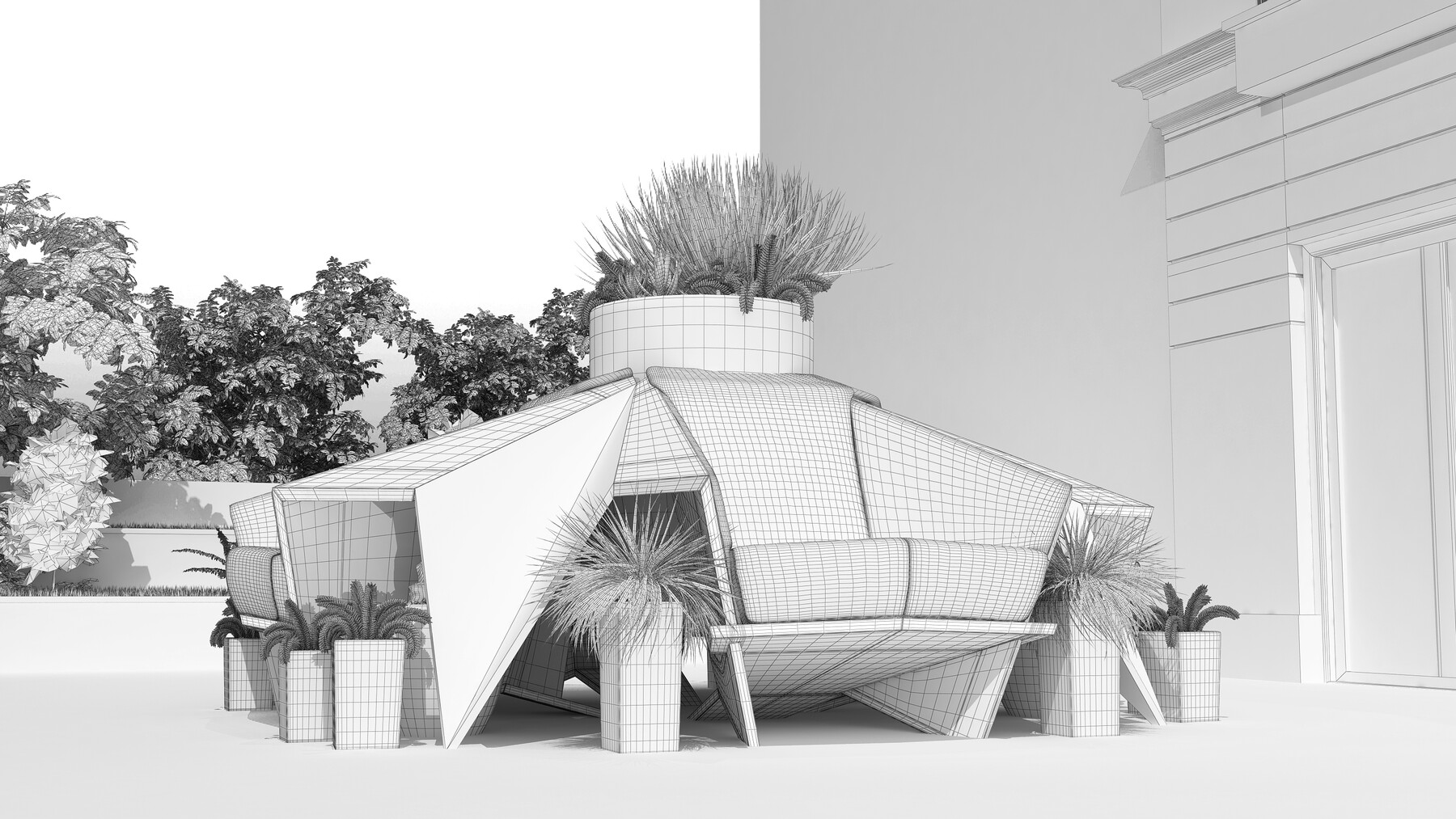 ArtStation - Folded Seating - Origami | Resources